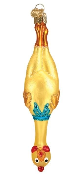 Kerstbal Rubber Kip | Alles in Wonderland