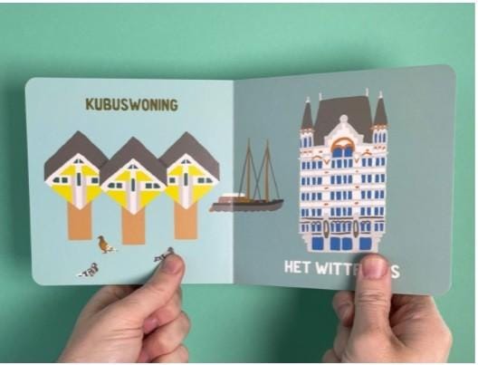 Kartonnen Boekje een Rondje Rotterdam | Alles in Wonderland