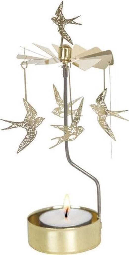 Angel Chimes Zwaluw goud: Een vleugje lente in de winter