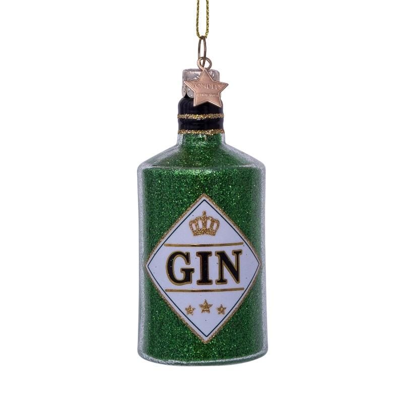 Kerstbal Fles Gin Groen | Alles in Wonderland