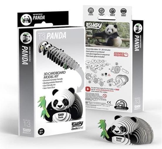 Kartonnen 3D Puzzel Panda Beer | Alles in Wonderland