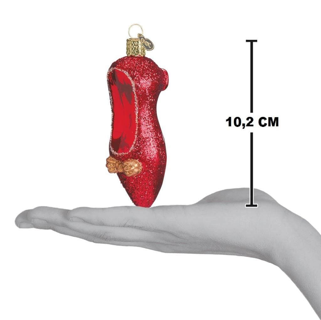 Kerstbal Rood Schoentje | Alles in Wonderland