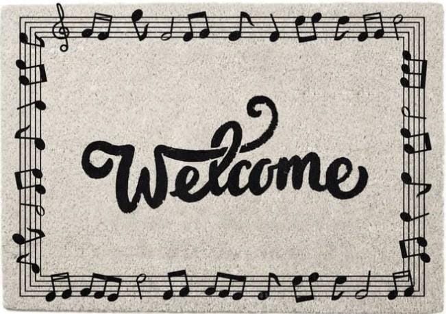 Deurmat 'Welcome' Muziek | Alles in Wonderland
