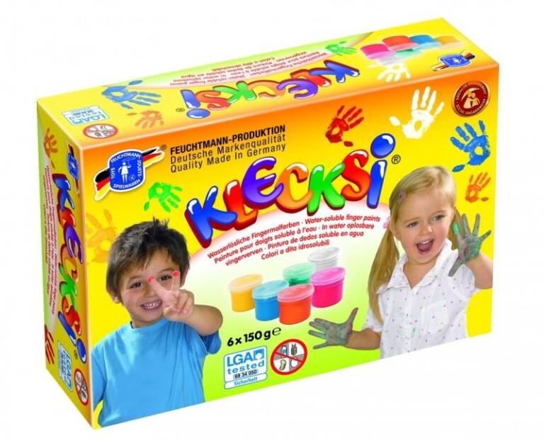 Vingerverf 6 kleuren | Alles in Wonderland