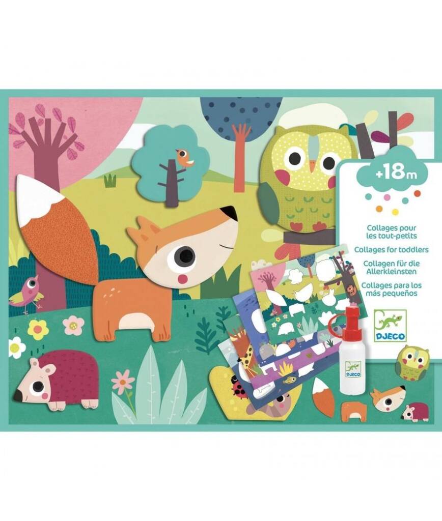 Djeco Mijn Eerste Collages – Knutselset voor Peuters