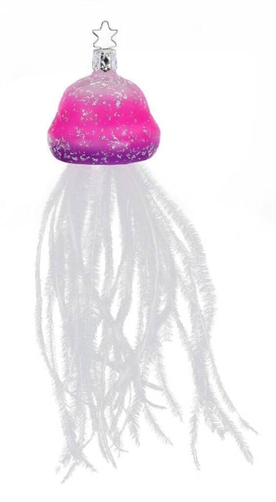 Kerstbal Kwal Roze/Paars | Alles in Wonderland