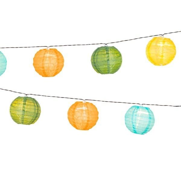 10 Solar Lantaarns 4 Kleuren Led snoer 4,5 Meter - Alles in Wonderland
