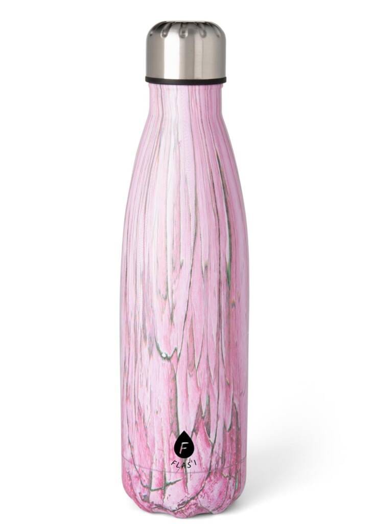 Flas'i Waterfles 500 ml Marmer Roze | Alles in Wonderland
