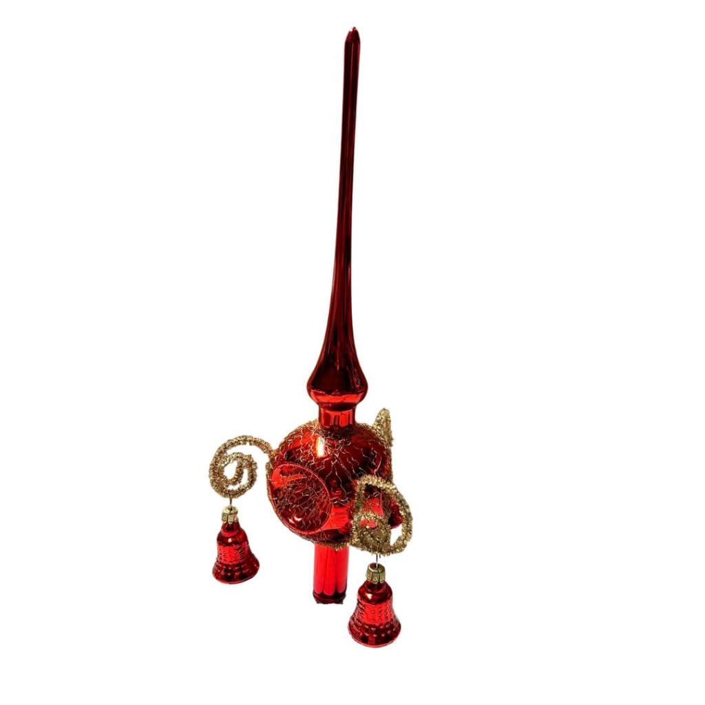 Retro Piek met Belletjes Rood | Alles in Wonderland