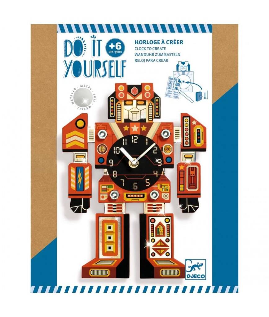 Djeco Knutseldoos DIY Robotime – Bouw en Versier je Eigen Robot | Alles ...