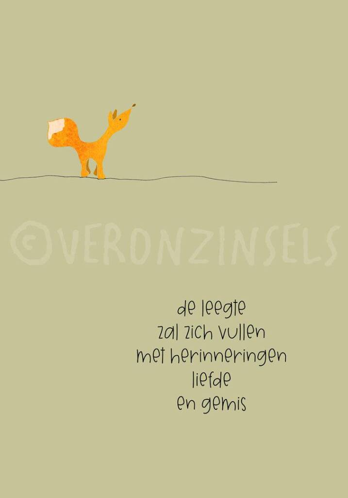 Dubbele kaart Gemis | Alles in Wonderland