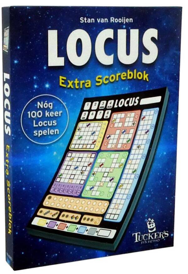 Locus Extra Scoreblok – 100 nieuwe scorevellen | Tucker’s Fun Factory