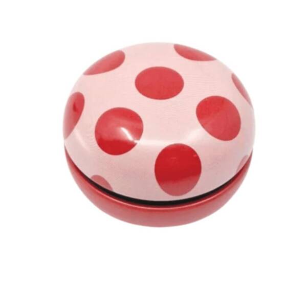 Retro Tinnen YoYo Groovy Roze Rode Stippen – Svoora | Alles in Wonderland