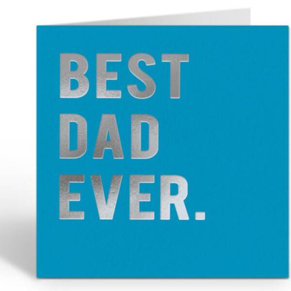 Dubbele kaart Best Dad Ever – Tekstkaart | Redback Cards