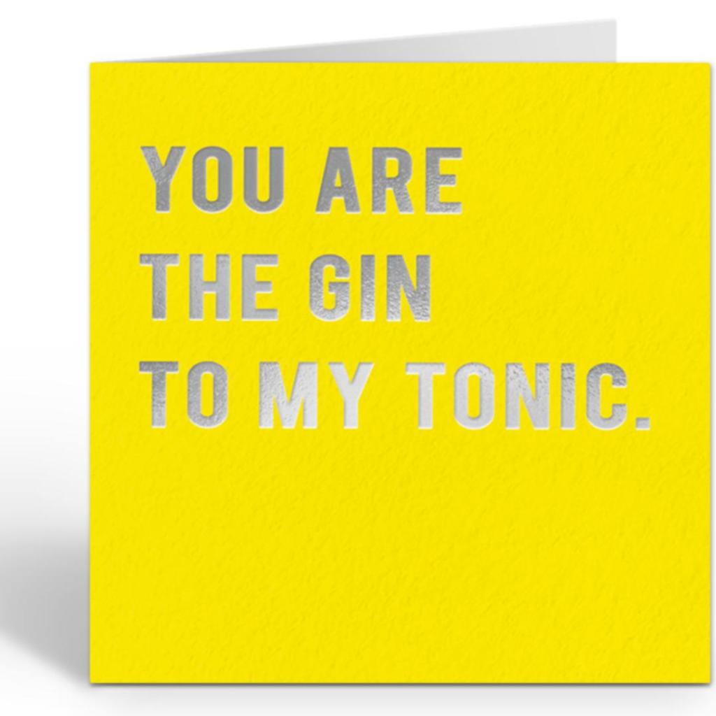 Dubbele kaart Gin & Tonic – Liefdeskaart | Redback Cards