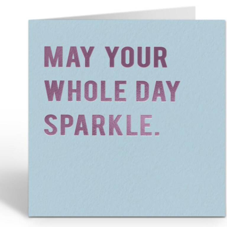 Dubbele kaart Sparkle – Positieve Tekstkaart (Redback Cards) | Alles in ...
